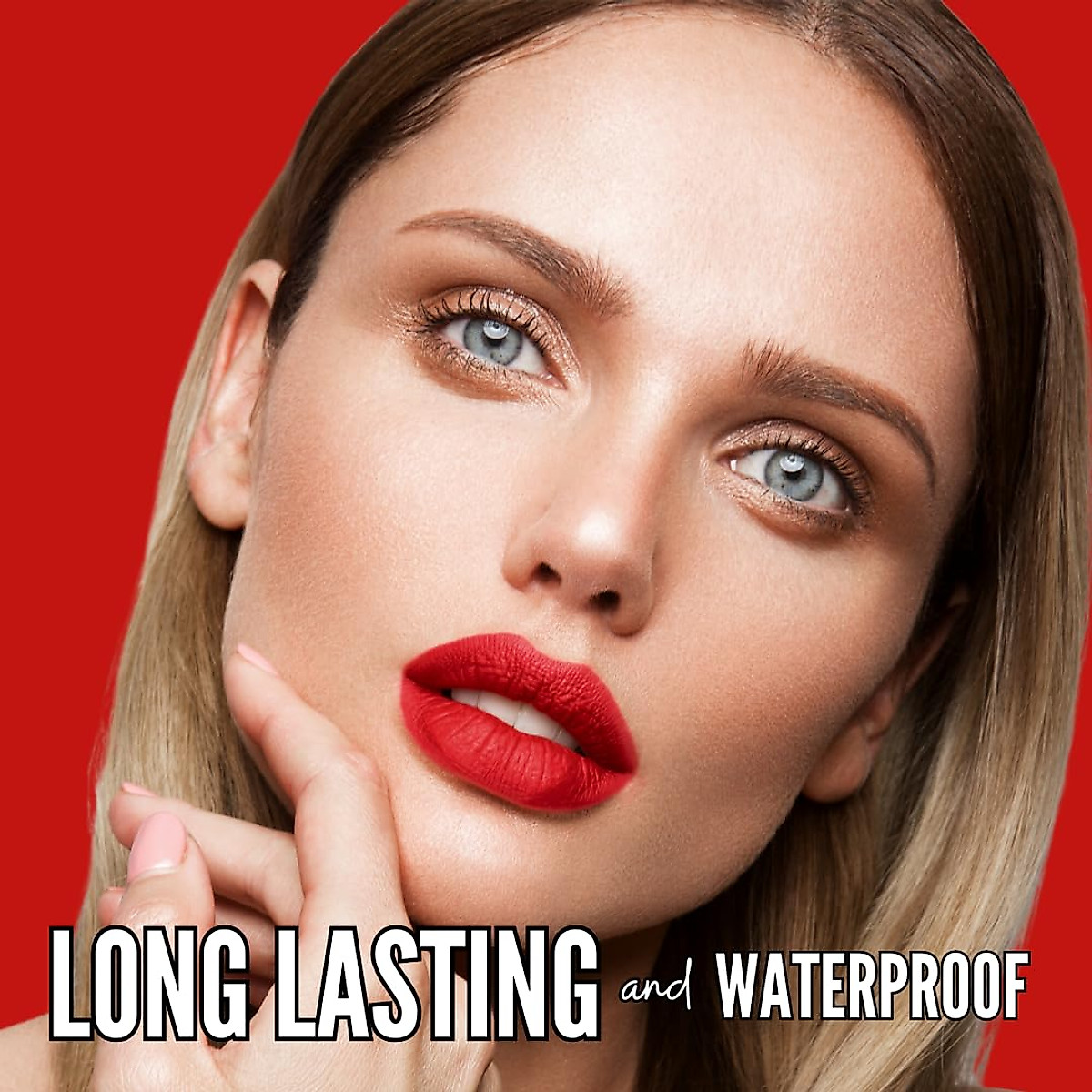 Mynena Orange Red Long-Lasting Matte Liquid Lipstick Intense Color Smudge-Proof & Waterproof Comfortable Hydrating Shea Butter Vegan & Cruelty-Free | Glory