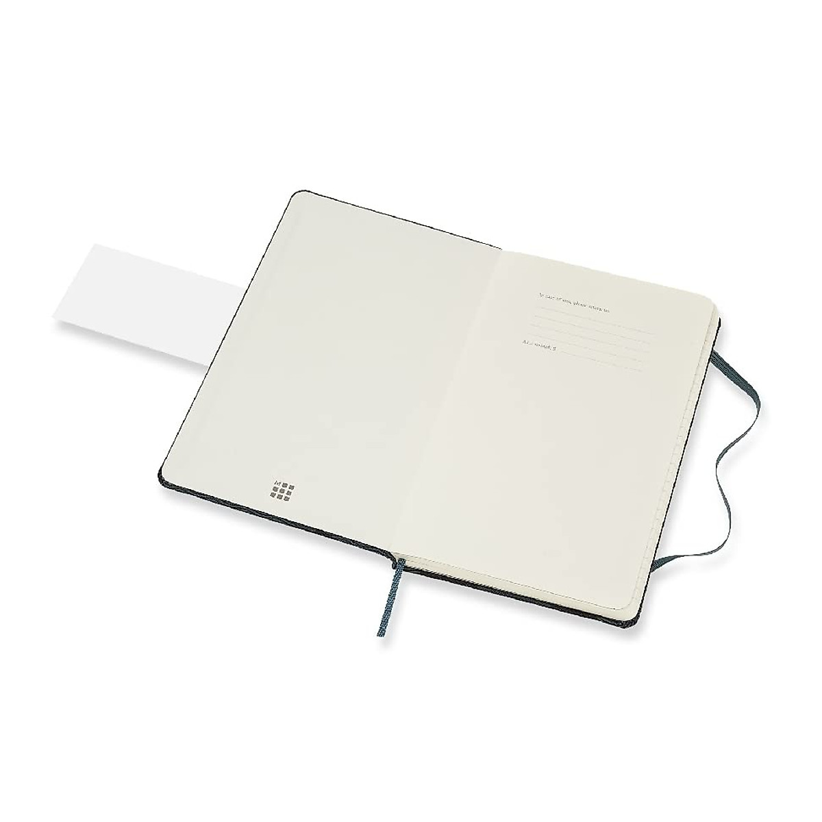 Moleskine Limited Collection Blend Textile Notebook, Hard Cover, Large (5" x 8.25") Ruled/Lined, Camo Green, 240 Pages