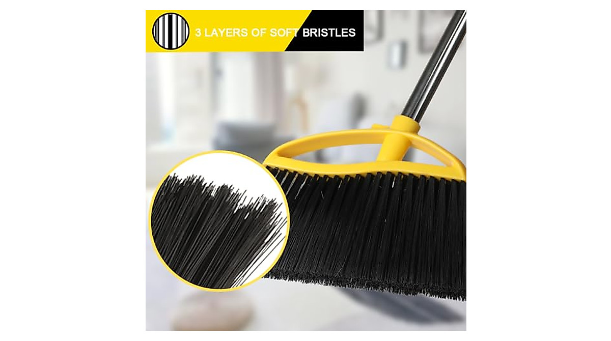 Soft Bristles Angle Broom for Efficient Indoor Cleaning
