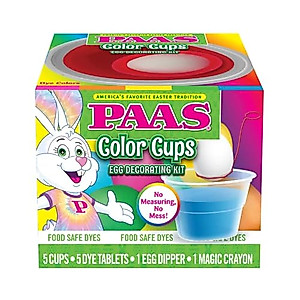 PAAS Color Cups Egg Decorating Kit - America's Favorite Easter Tradition