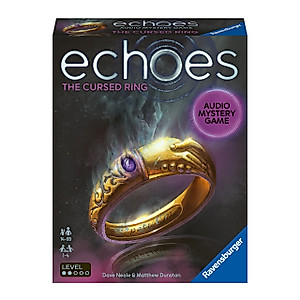 Ravensburger Echoes The Cursed Ring Audio Murder Mystery Game for Adults and Kids Age 14 Years Up