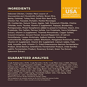 Wellness CORE Digestive Health Dry Puppy Food with Wholesome Grains, Highly Digestible, for Dogs with Sensitive Stomachs, Made in USA with Real Chicken (Puppy Under 1 Year, 4-Pound Bag)