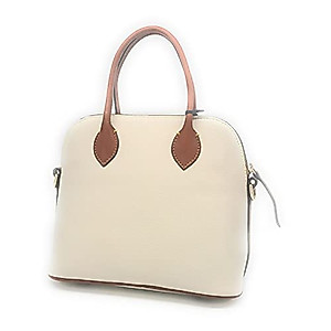 Pebble Grain Domed Satchel