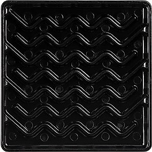 Carlisle FoodService Products 1102003 Square Drip Tray, San, Black