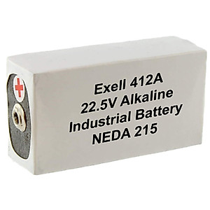 Exell Battery 412A Replacement Battery For Ray-0-vac 516
