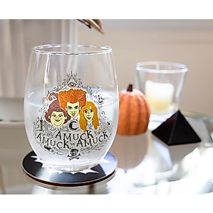 Disney Hocus Pocus Amuck Stemless Glass | Holds 20 Ounces