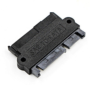 Wixine 1 Pcs Main Board Small Port SAS Hard Disk Adapter SFF-8482 to SATA 22 Pin Adapter Card
