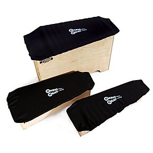 Basic Beat BBOCB Bass Xylophone/Metallophone Dust Cover - Instrument Protection, Yellow Stitching