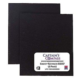 Captain's Compass - Premium Carbon Pre-Filters for Sears Kenmore 83157 Pre-Filter Replacement, 2 Pack