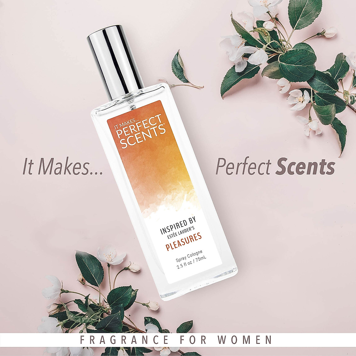 Perfect Scents Fragrances | Inspired by Estee Lauder's Pleasures | Women’s Eau de Toilette | Vegan, Paraben Free, Phthalate Free | Never Tested on Animals | 2.5 Fluid Ounces