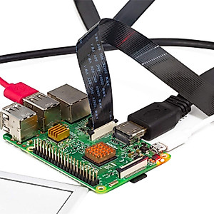 Arducam for Raspberry Pi Camera Ribbon Flex Extension Cable Set (3Pcs), 2”(5cm) 23.62”(60cm) 39.37”(100cm) for Raspberry Pi, Black