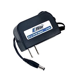 E-flite AC to 12VDC 1.5-Amp Power Supply EFLC4000 Air Field Equip & Electronics