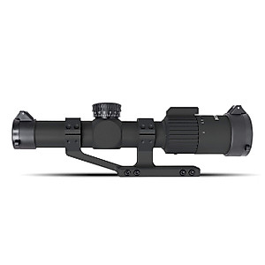 Monstrum Alpha Series 1-6x24 First Focal Plane FFP Rifle Scope | ZR305 H-Series Offset Scope Mount | Bundle