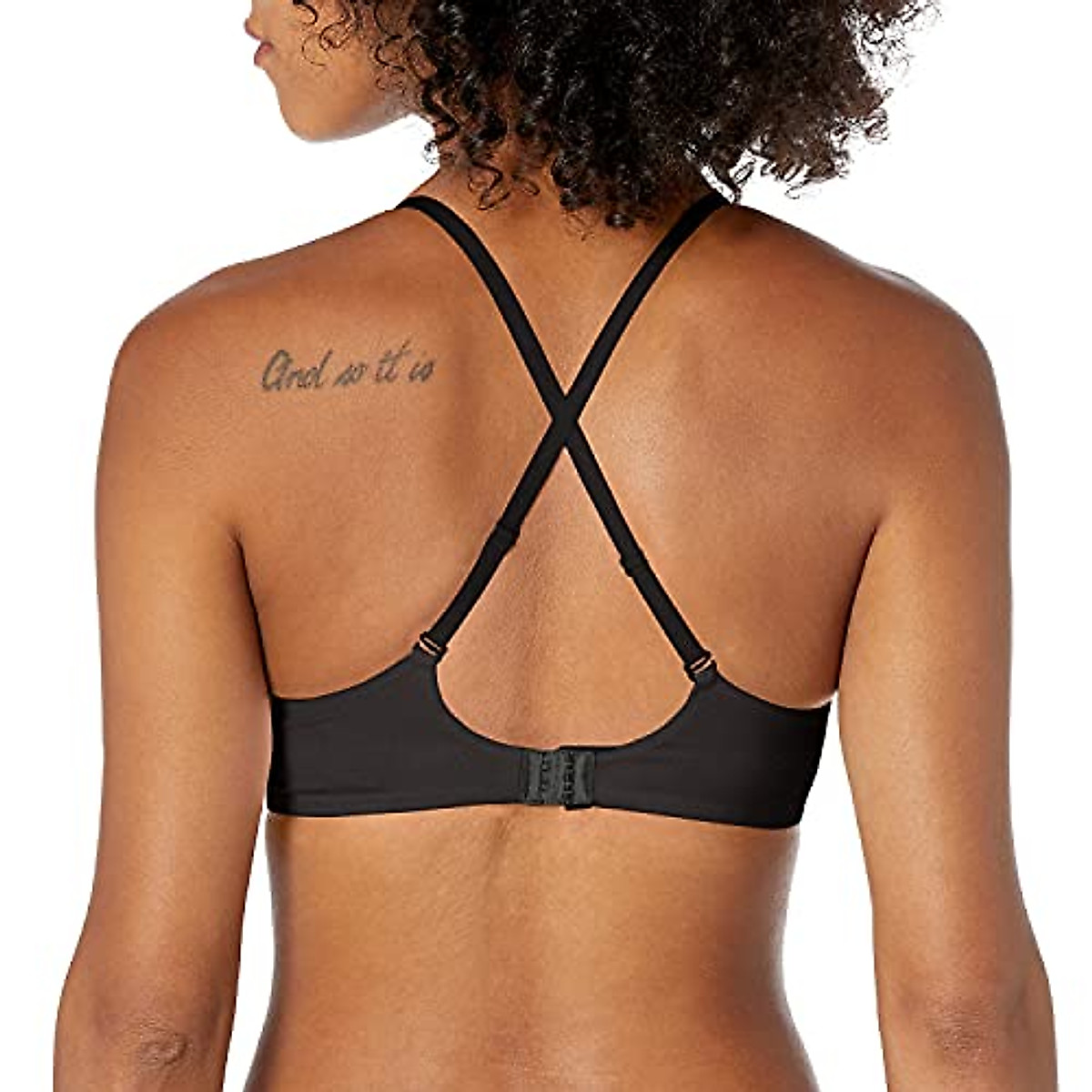 Calvin Klein Women's Constant Convertible Strap Lightly Lined Demi Bra Bra, -black, 32B