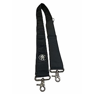 Modern Culture Firefighter EMS Radio Strap (52in. to 63in.), Tactical, Adjustable, Multi- Use, EMS, Firefighter, Police, Ranger, First Responder (Black)