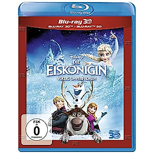 Frozen 3D "Die Esikonigin Vollig Unverfrorer" [2-Disc: Blu-ray 3D + Blu-ray 2D] [Region Free German Import]