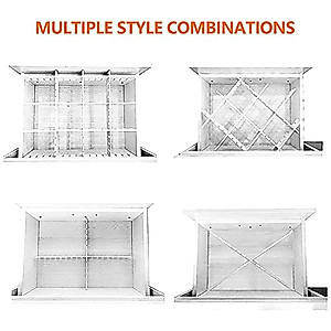 KnnRiim 8Pcs Drawer Dividers,12.6" x 2.76",Drawer Separators,Kitchen Adjustable Drawer Organizers,Extremely Thick,Large Adjustable Drawer Organizer for Underwear,DIY Storage Organizer Separator, Socks, Makeup, Kitchen Cutlery, Bedroom, Dresser ,Desk ,Offi