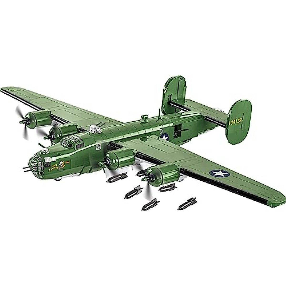 COBI Historical Collection WWII Consolidated B-24®D LIBERATOR® Plane Army Green, Large