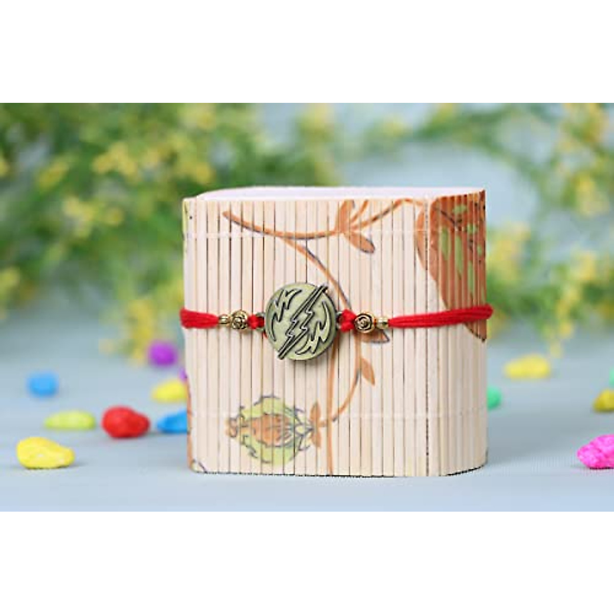 CHERKRAFT Rakhi for Small Brother Cartoon/Superhero Rakhi for Small Bhai Bro Rakhi Thread - CK069 (Design 3)