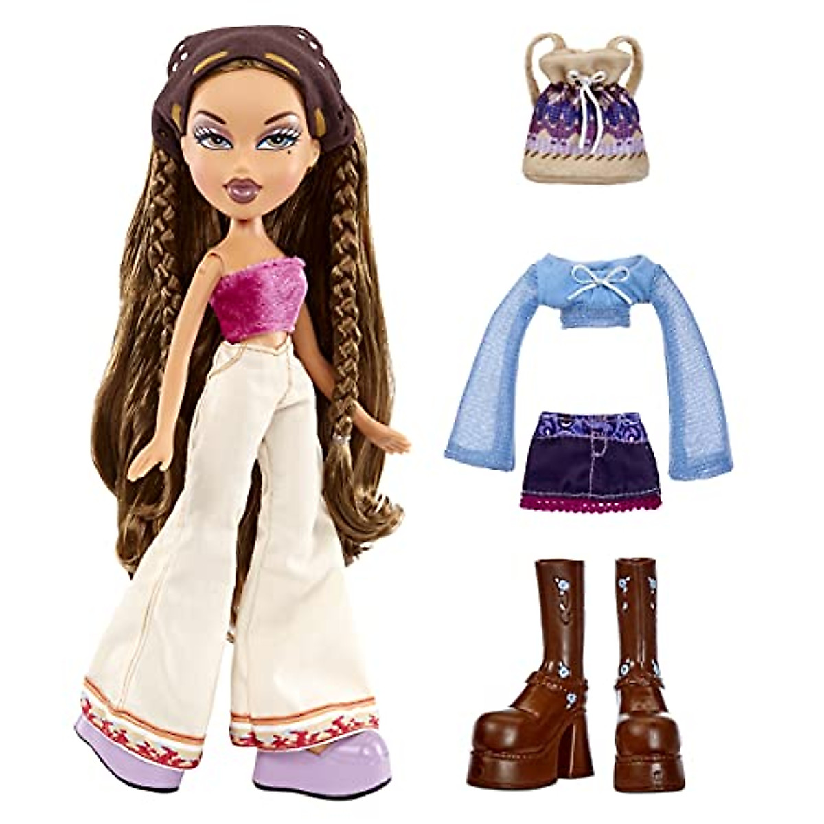 Bratz 20 Yearz Special Anniversary Edition Original Fashion Doll Yasmin with Accessories and Holographic Poster | Collectible Doll | For Collector Adults and Kids of All Ages