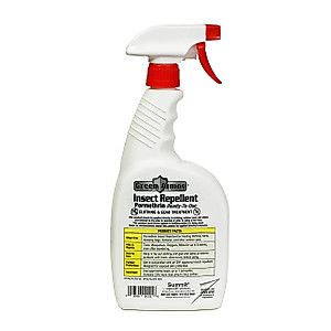 Green Armor Insect Repellent Permethrin RTU, Trigger Spray, 32 Ounce