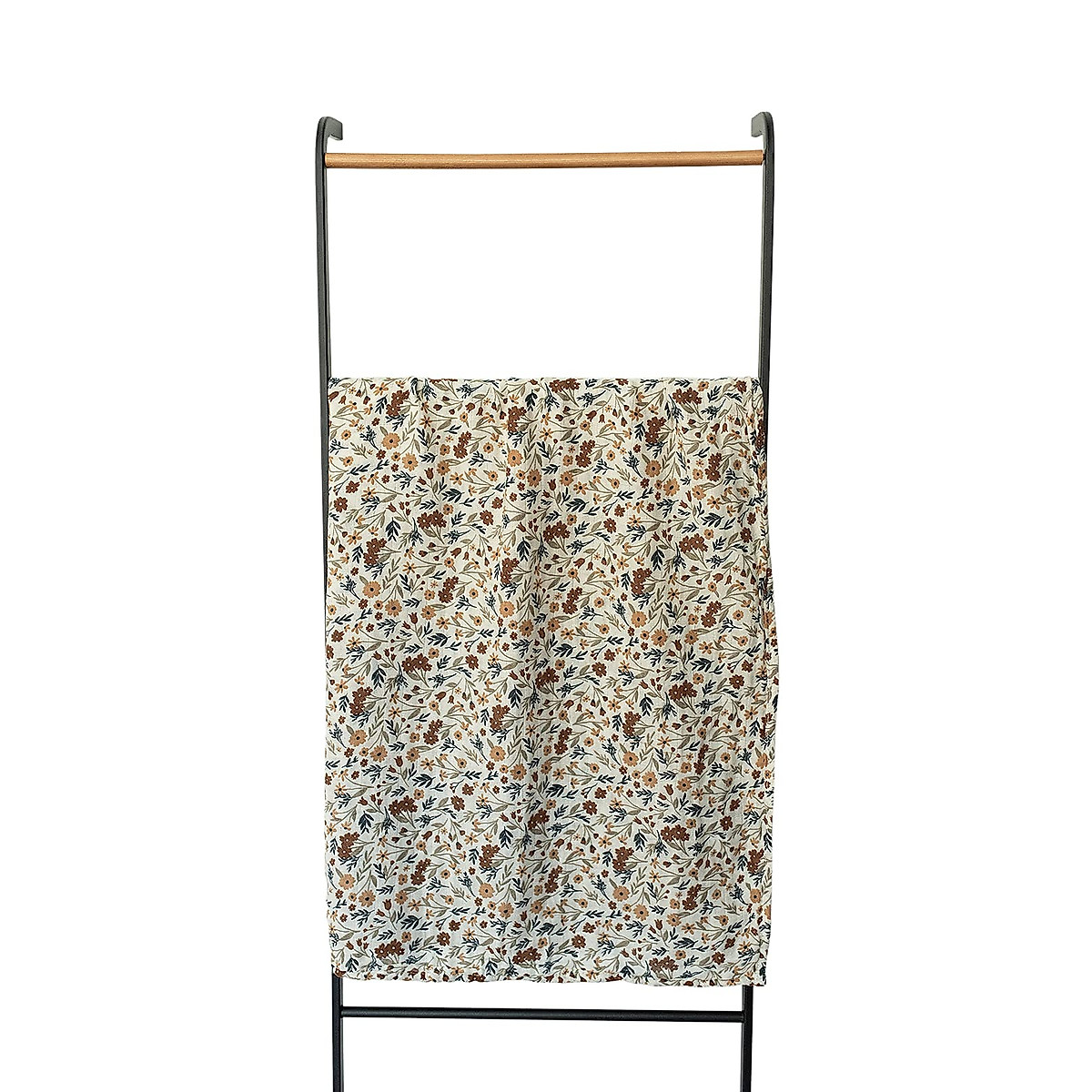 Mebie Baby Harvest Floral Muslin Swaddle, Modern and Neutral Swaddle Blanket for Baby Girl or Boy, Soft Baby Blankets, Newborn Swaddle Blanket, 0-3 Month, Comfy Wrap, Baby Essentials & Gifts