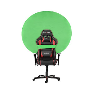Webaround Big Shot 56" | Green | Portable Collapsible Webcam Backdrop | Attaches to Any Chair | Wrinkle-Resistant Fabric | Ultra-Quick Setup and Takedown | Perfect for Zoom, Webex, Teams, etc.