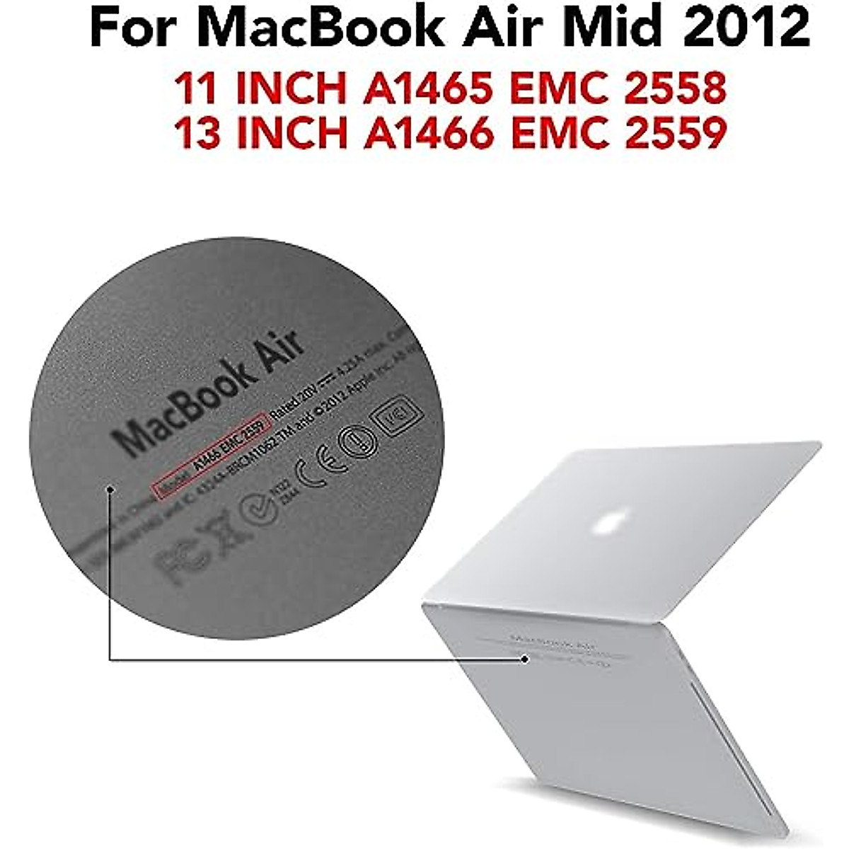 Realohas AHCI SATA SSD 512GB 3D TLC Flash Drive Upgrade for MacBook Air Mid 2012 A1465 (EMC 2558), A1466 (EMC 2559)