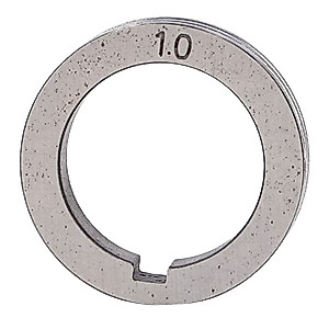 Welder Drives Roll, 5Pcs Stable Feeding High Accuracy Welders Wire Feed Roller 1.0‑1.2mm Grooves Bearing Steel Wear Resistant for Welding Components