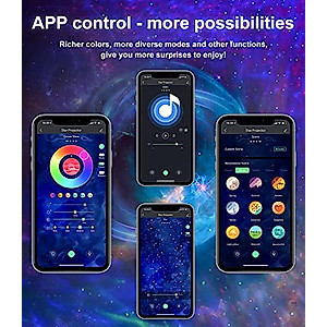 Galaxy Projector Star Projector, Water Wave and Star Effects, APP Control, Speaker, Remote Control, Party、Room Decoration Lights for Kids and Adults