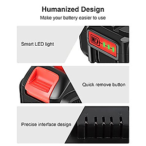 Lenoya 7000mAh Replacement for Dewalt 20V Battery DCB207 2Packs