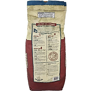 Mr. Bar-B-Q Natural Hardwood Lump Charcoal | Burns Hotter, Longer & Cleaner | Made from a 100% Hardwood Blend | Natural Lump Charcoal | Lights Easily - Low Ash | 8-Pound Bag