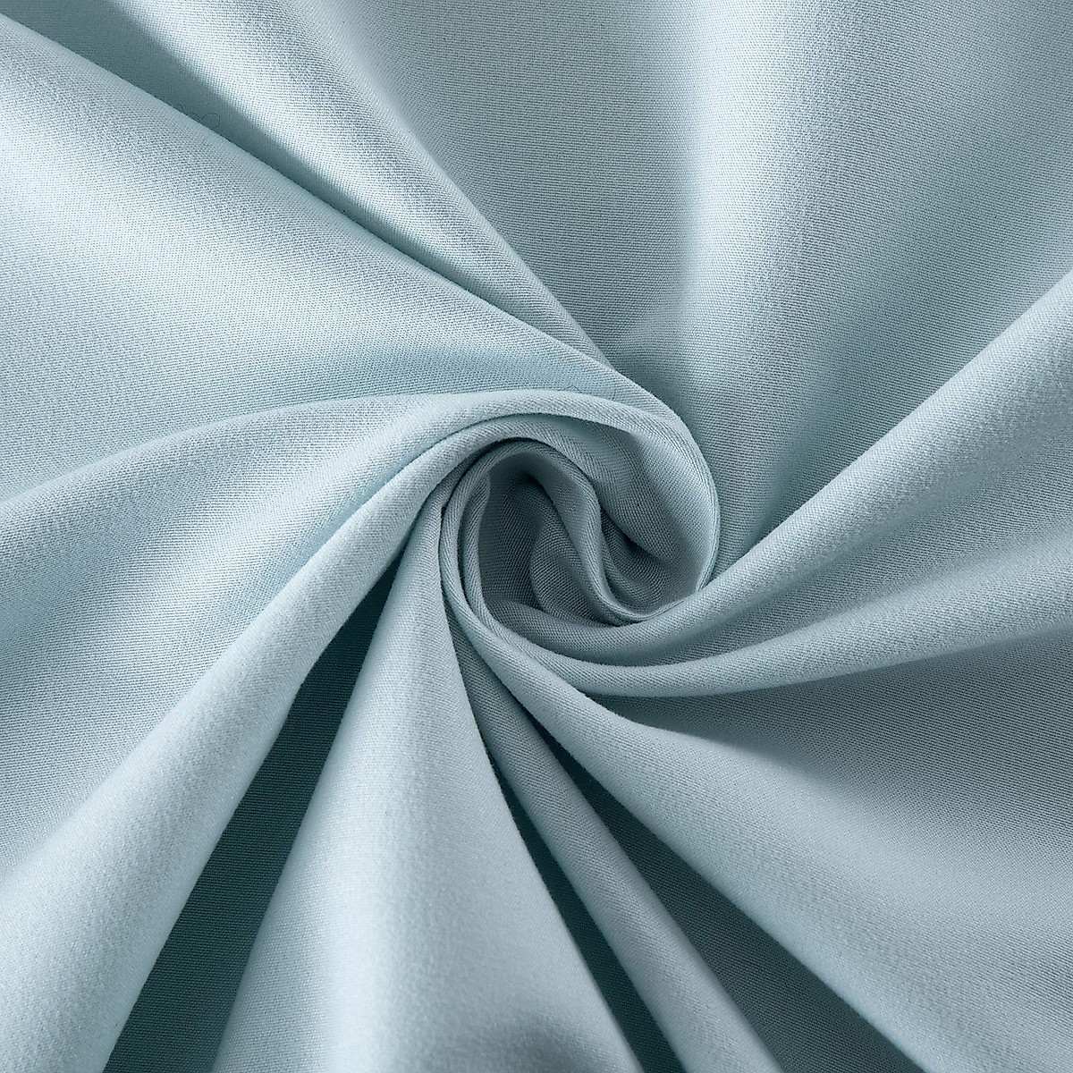 SiinvdaBZX 1800 Thread Count Microfiber Pillowcases Queen Size Set of 4 - Envelope Closure Pillow Cases - Ultra Soft Easy Care (Baby Blue)