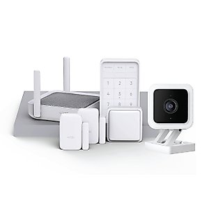 Wyze Home Security System Sense v2 Core Kit with Hub, Keypad, Motion, Entry Sensors (2) with Wyze Cam v3 Indoor/Outdoor Camera, 6 Month Subscription Included