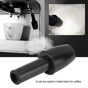 Atenalslbo 2 Pack Coffee Machine Nozzle, Coffee Machine Steam Nozzle, Plastic Coffee Machine Milk Foam Spout Espresso Machine Replacement Parts for Home Cafe Shop