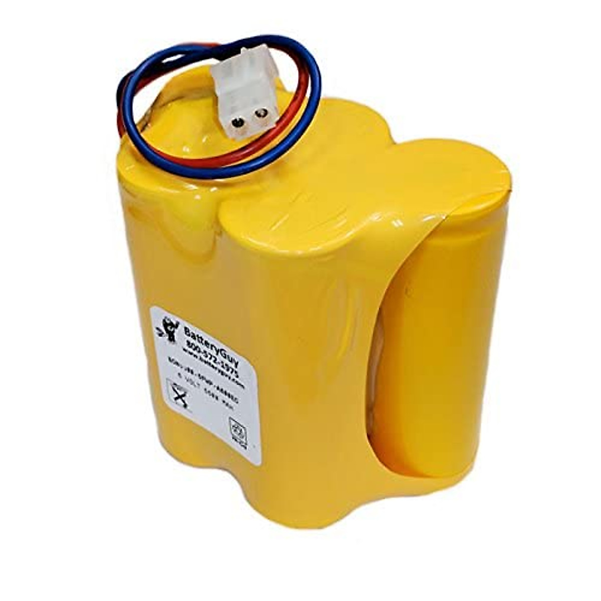 BatteryGuy ELB-0607N Replacement 6V 7000mAh Nickel Cadmium Emergency Lighting Battery Brand Equivalent (Rechargeable)