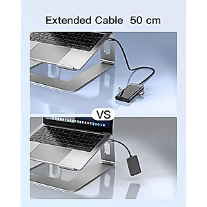 Inateck USB C Hub with 10 Ports, USB 3.2 Gen 2 Speed, 1.6ft Cable, HB2026
