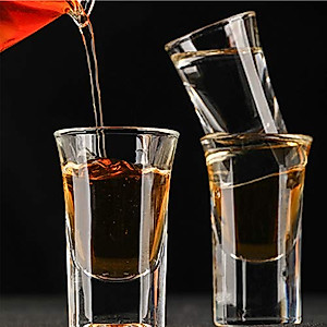 1.2oz / 35ml Shot Glass Set with Heavy Base, Clear Shot Glasses for Whiskey, Vodka and Liqueurs, Set of 24