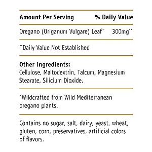 Teliaoils Wild Oregano Tablets from Oregano with Over 85% Carvacrol. Ideal to Boost The Immune System. Powerful antioxidant