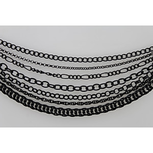 Trendy Fashion Jewelry TFJ Women Western Boot Chains Black Metal Bling Bracelet Anklet Heel Shoe Wave Strands Charm