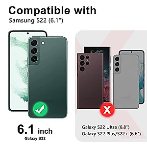 Btscase for Samsung Galaxy S22 5G 6.1 Inch Case,Marble Pattern 3 in 1 Heavy Duty Shockproof Full Body Rugged Hard PC+Soft Silicone Drop Protective Women Girl Cover, Rose Gold