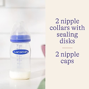 Lansinoh Breast Pump Spare Parts Bundle, Includes Four Duckbill Valves and Other Replacement Parts for Lansinoh Double Electric Breast Pumps