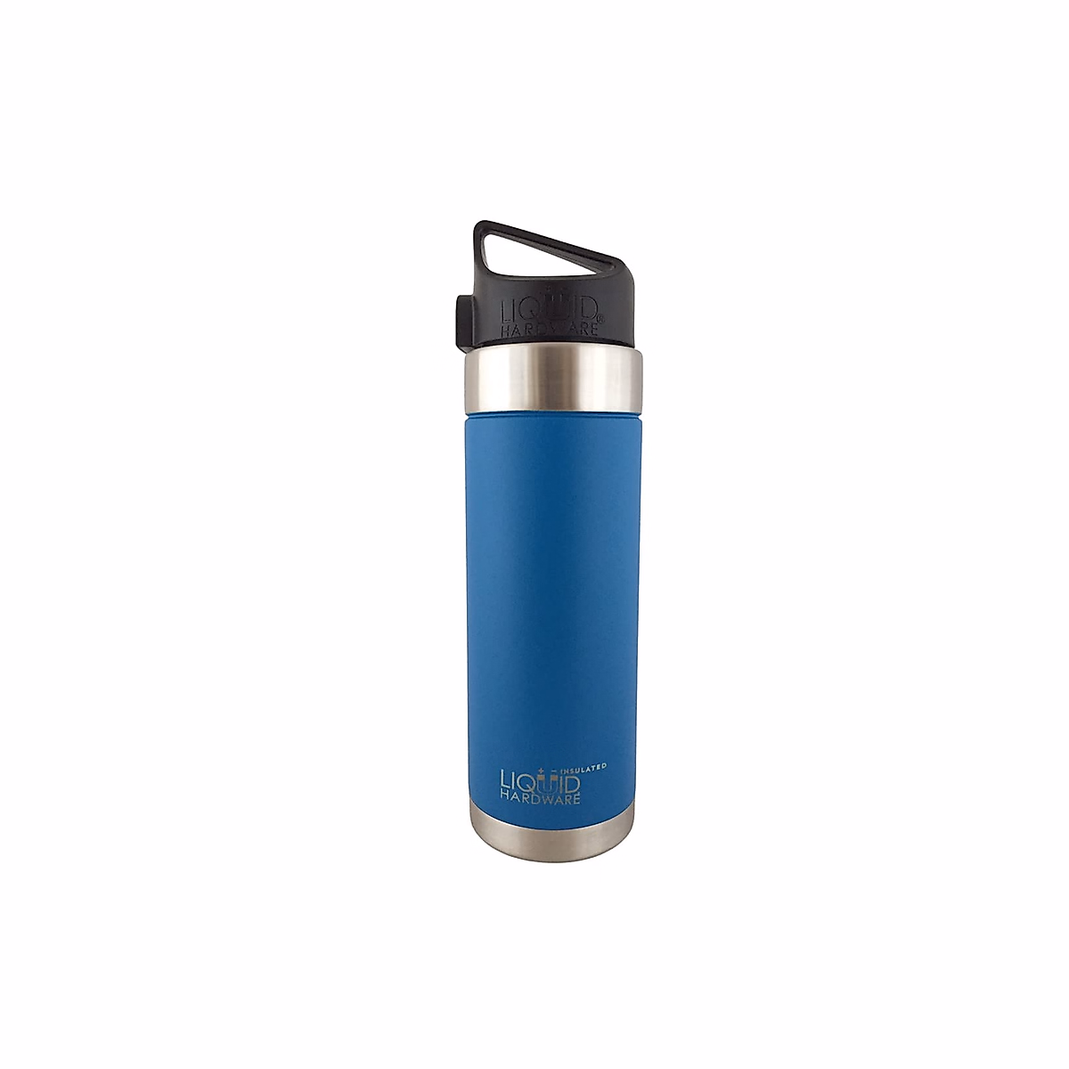 Liquid Hardware Sidewinder: Never Lose Your Lid | Patented Magnetic Quick Stick Lid | Sports Water Bottle | Stainless Steel Double Wall Vacuum Insulated | Leak Proof | BPA Free (Alpine Blue, 20 oz)