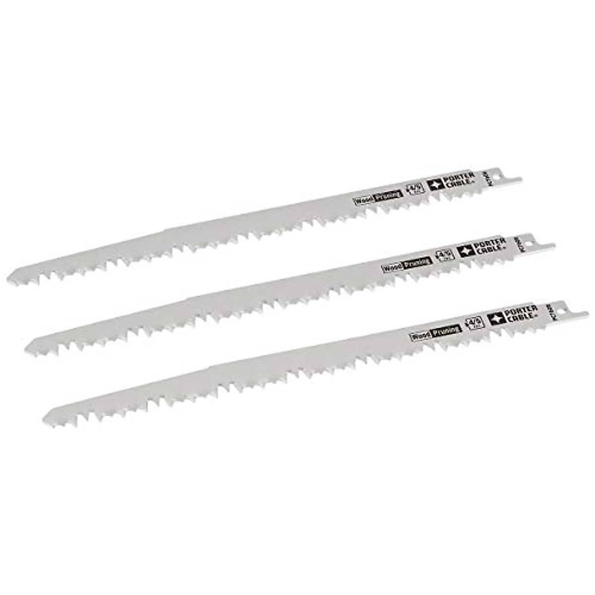 PORTER-CABLE Pruning Reciprocating Saw Blades, 9-Inch, 3-Pack (PC760R)