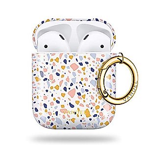 Vandel AirPod Case Cover for Women. Designer Apple AirPods Case for Women EarPods 2nd Generation & 1st Gen Hard Case with Aesthetic Design Case Keychain, for Women, Girls