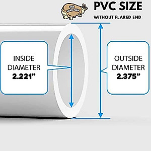 Sand Flea Surf Fishing Rod Holder Beach Sand Spike. 2, 3 or 4 Foot Lengths. Made from Impact and UV Resistant PVC. 100% USA Made. (Black, 2)