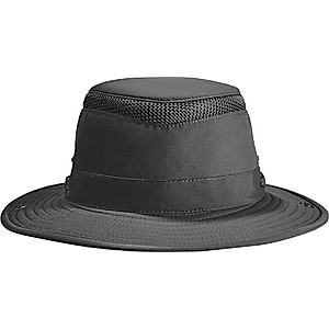 Tilley Airflo Snap-Up Hat - Black/Black 7 1/8