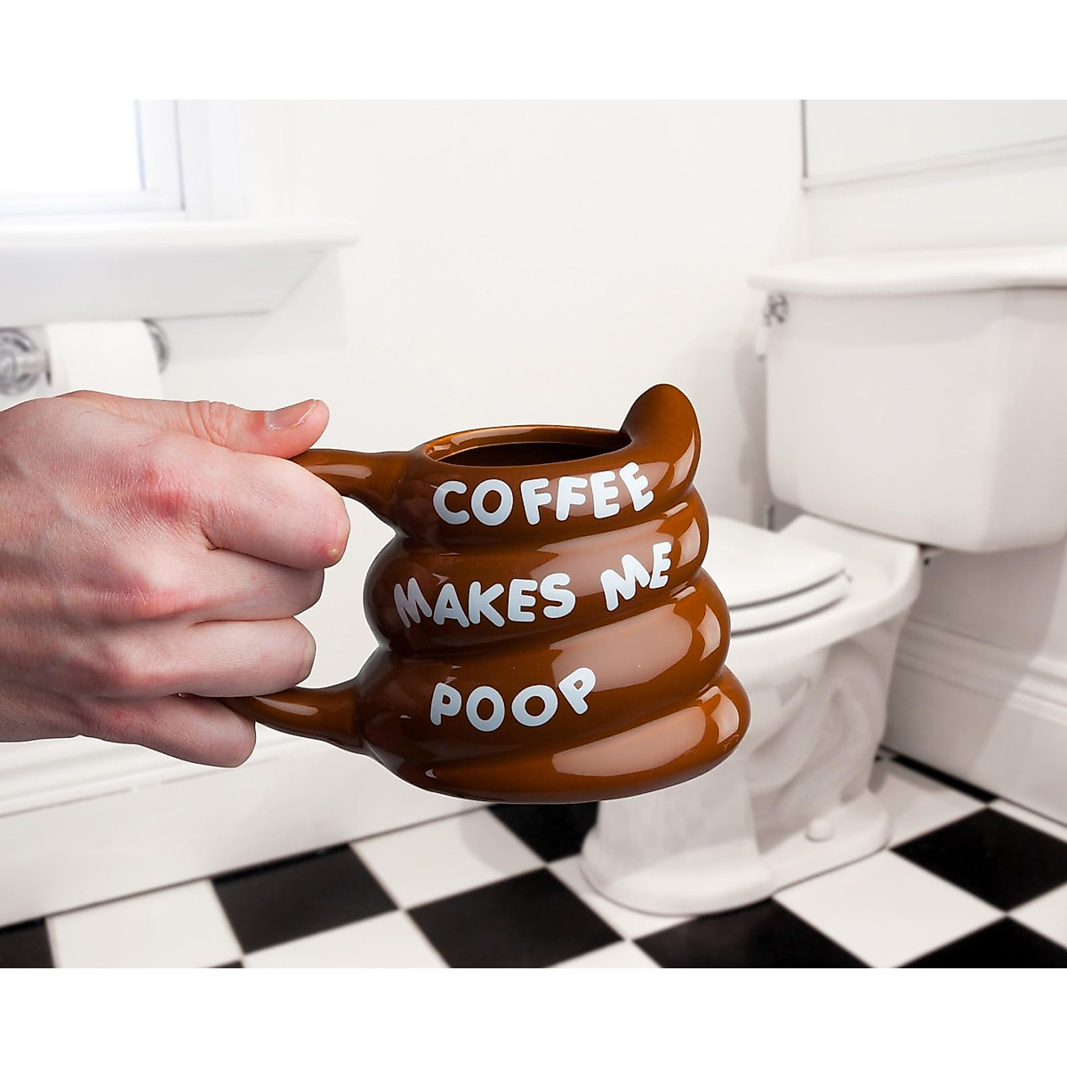 BigMouth BMMU-0024 "Coffee Makes Me Poop" Coffee Mug, 14 ounces