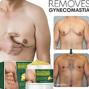 YCSM SoliPac Ginger Cream, Solipac Gynecomastia Tightening Ginger Cream,30 ml Ginger Fat Burning Cream Weight Loss Anti-Cellulite Slimming Cream for Men(2PCS)