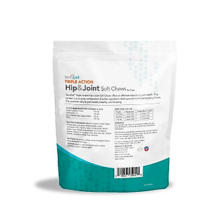 TevraPet Triple Action Hip & Joint Soft Chews, 60 daily chews, 13.2 oz